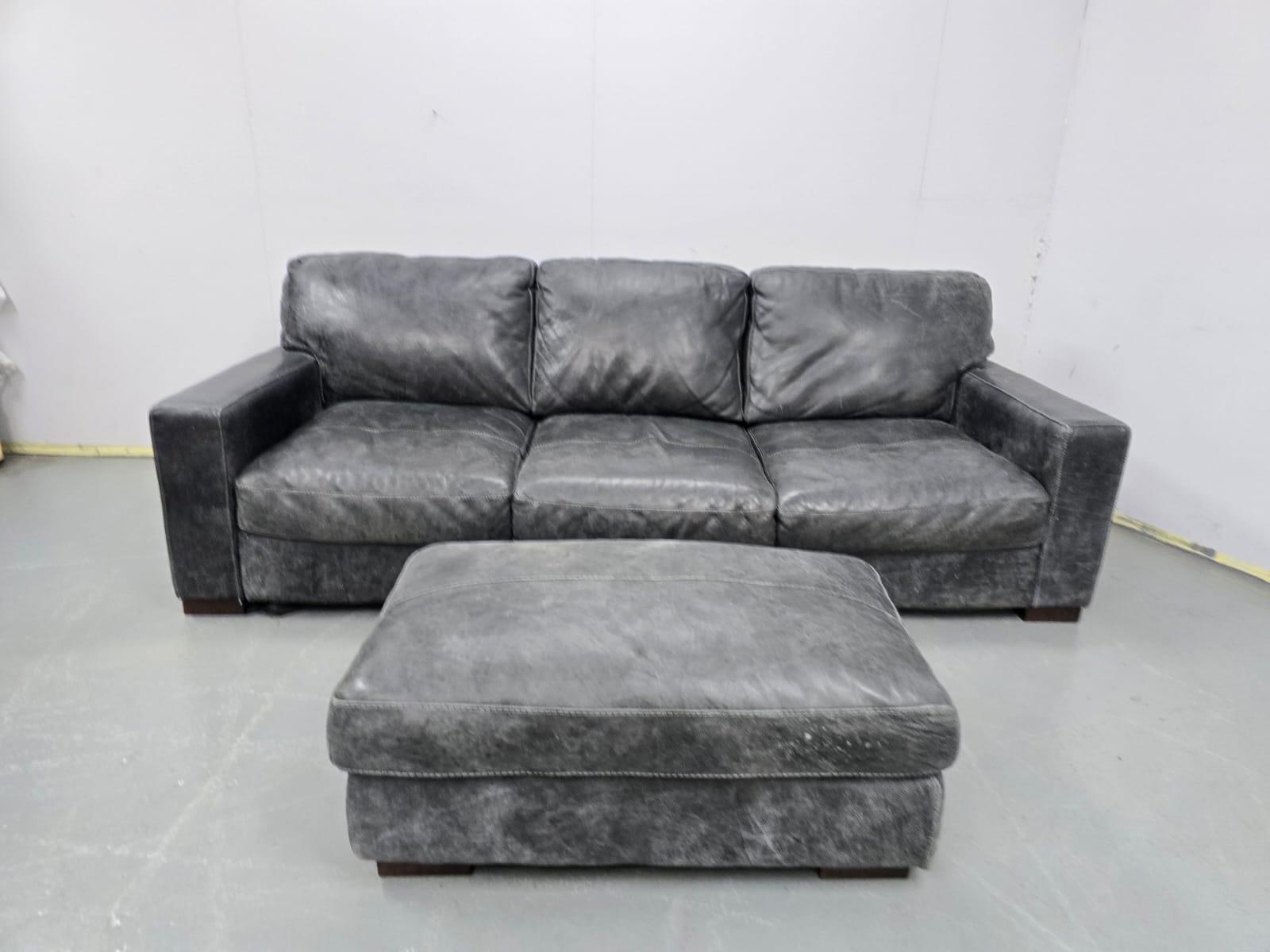 Dfs 3 Seater Sofa and Footstool
