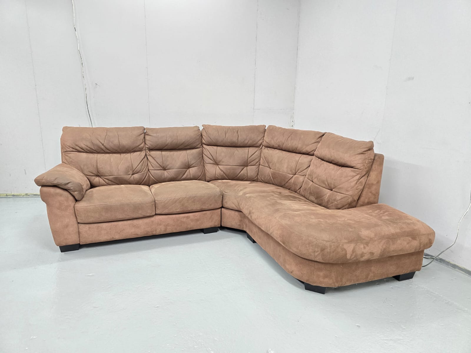 Dfs brown fabric sofa store